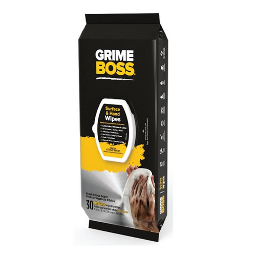 Grime Boss- Surface & Hand Wipes- 30 Pack - Surry General Store
