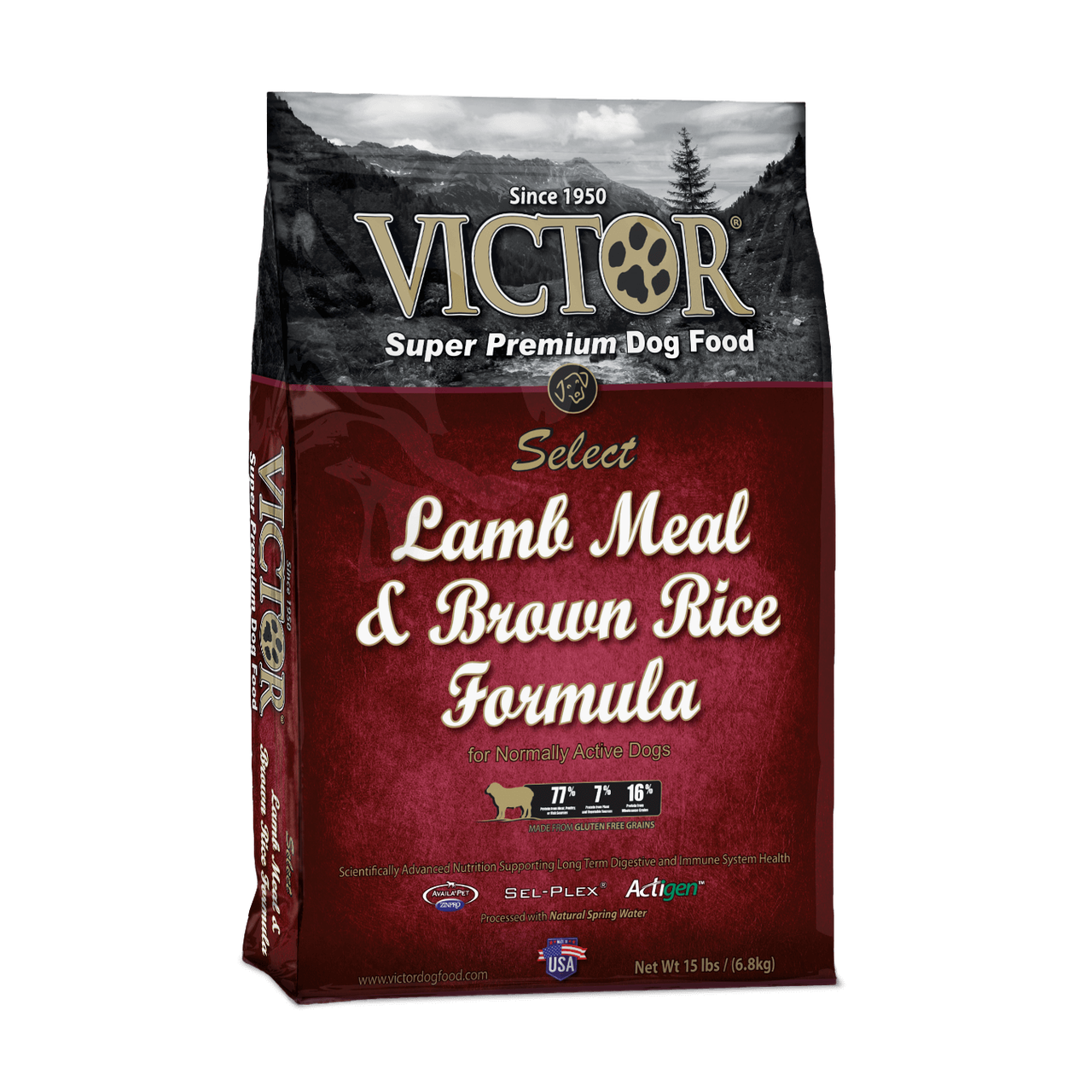 Victor Lamb & Brown Rice 15LB - Tails of the City
