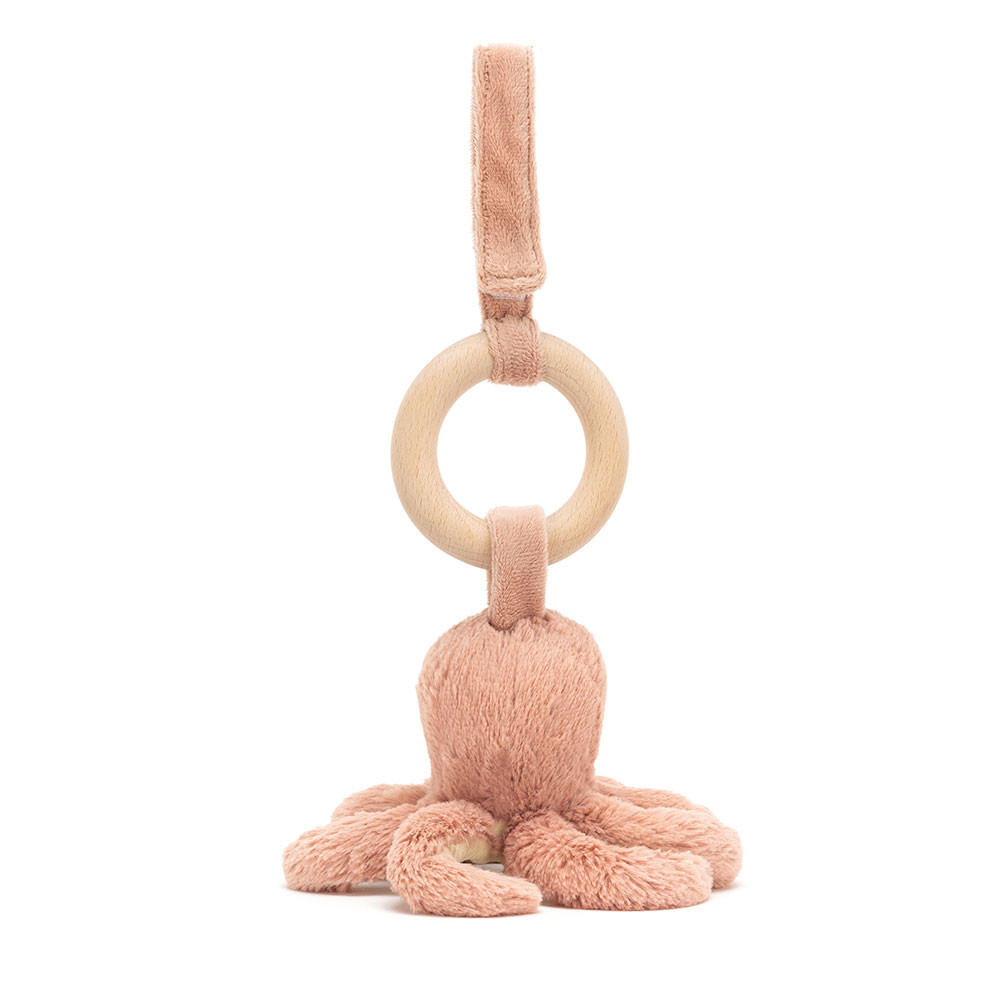 Odell Octopus Wooden Ring Toy - Official Jellycat