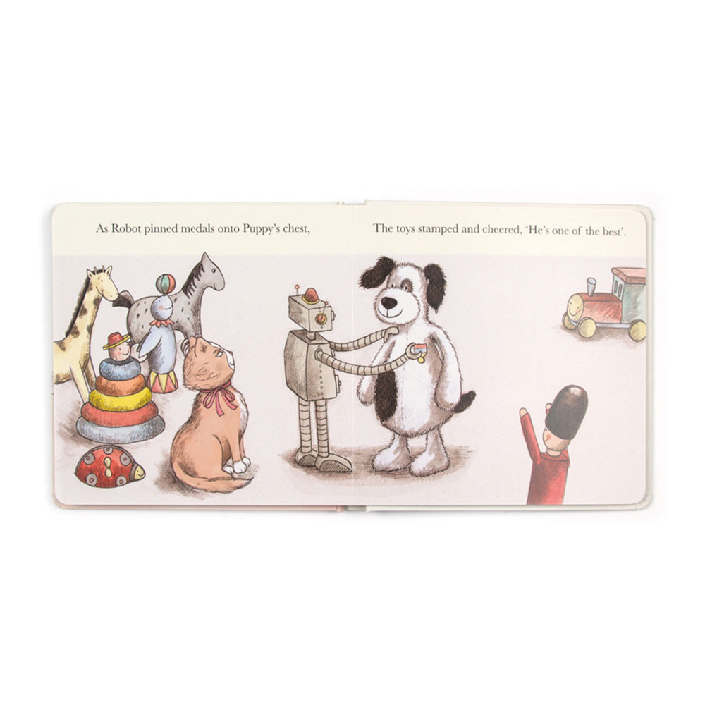 The Scruffy Puppy Book - Official Jellycat