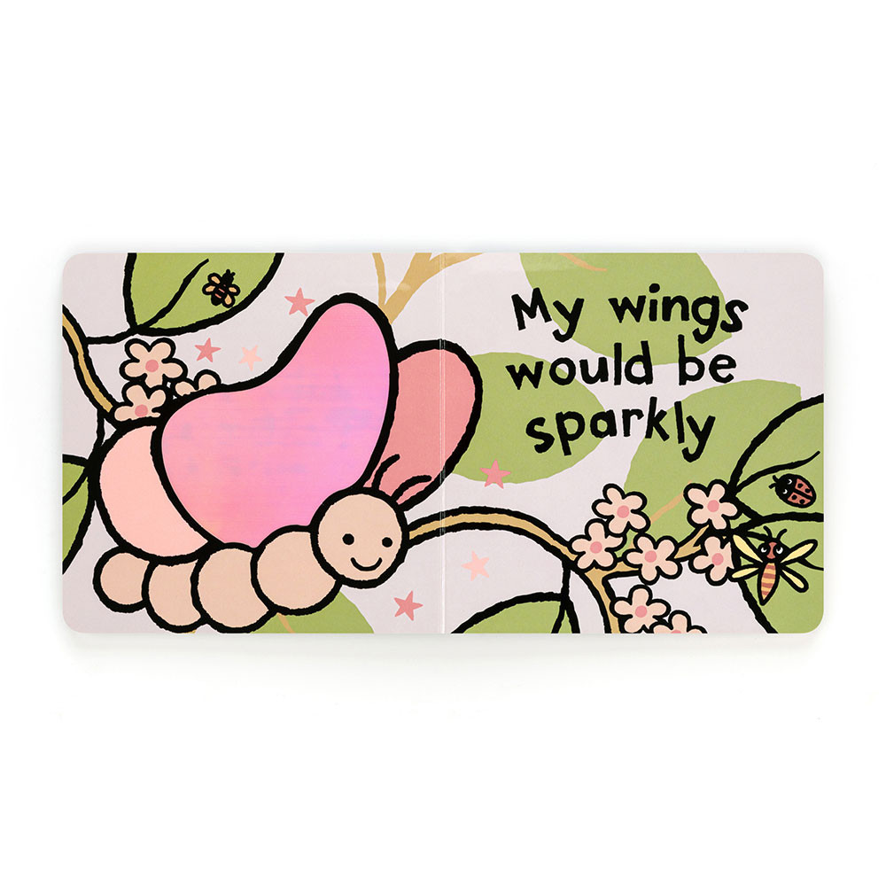 If I Were A Butterfly Board Book - Official Jellycat