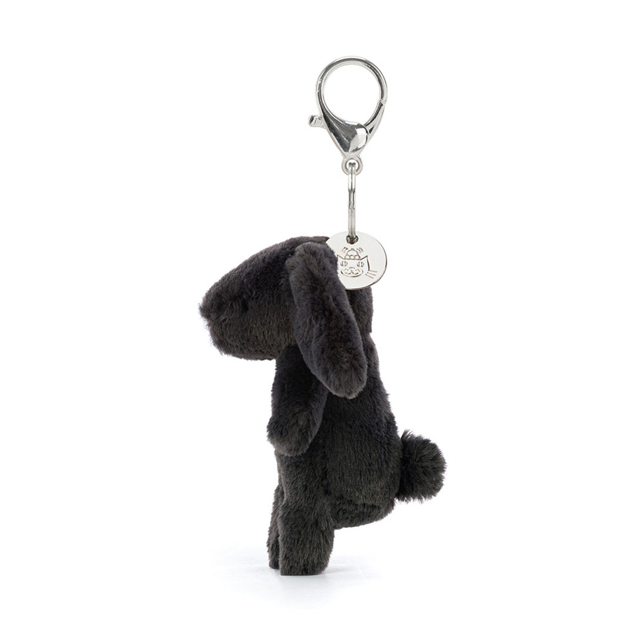 Bashful Inky Bunny Bag Charm - Official Jellycat