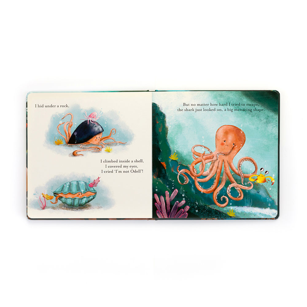 Odell, The Fearless Octopus Book and Odell Octopus - Official Jellycat