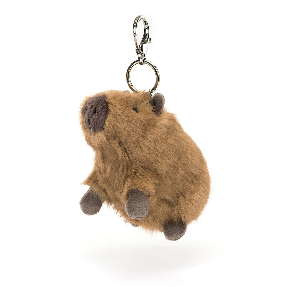 Clyde Capybara Bag Charm - Official Jellycat