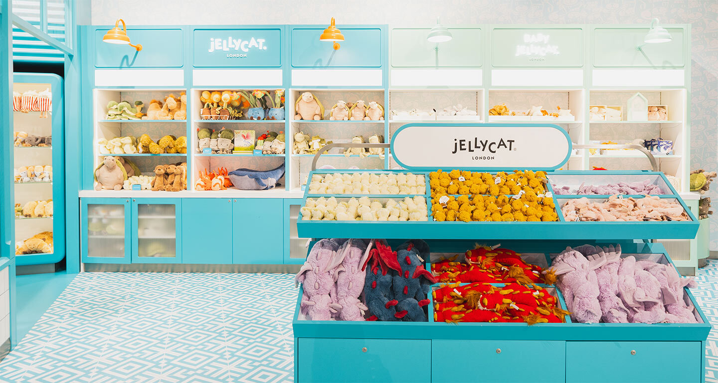 Jellycat General Stores in Selfridges Birmingham & Manchester