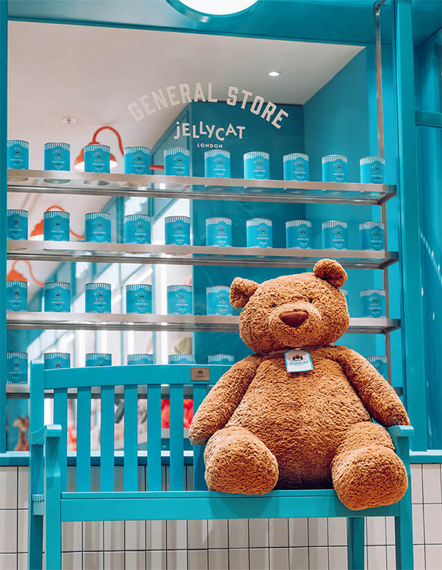 Jellycat General Stores in Selfridges Birmingham & Manchester