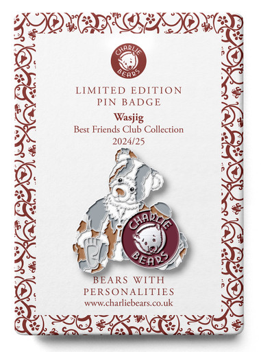 Add Pin Badge Wasjig to your Collection Today| Charlie Bears AU