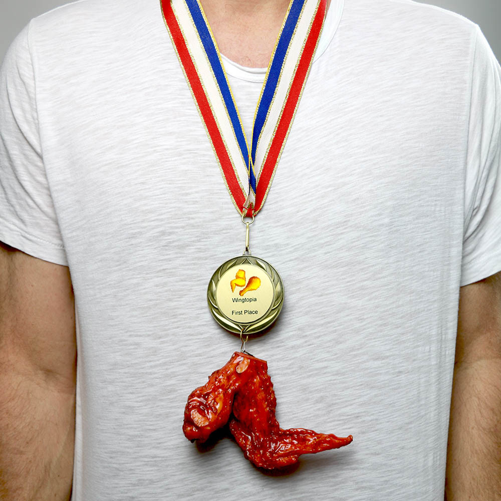 Chicken Wing Medal - Far Out Awards