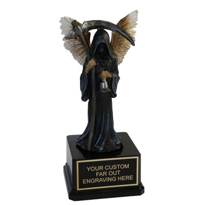 Winged Grim Reaper Trophy - Far Out Awards