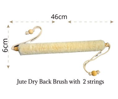 Dry Back Brush with 2 Strings - RIW SPA and Accessories Store