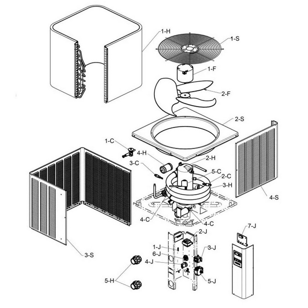 Parts - Heater Parts - Raypak Heat Pump Parts - EZ Pool & Spa Supply