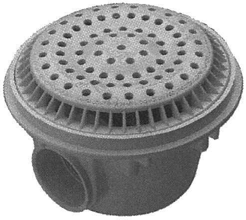 Waterway 8" Anti-Vortex Main Drain For Concrete Pools, 2" Socket, White ...