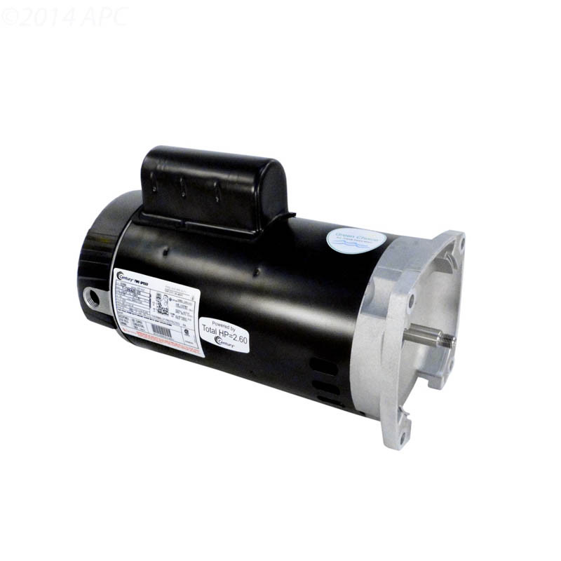 Century Square Flange 2-Speed Full-Rated Pool and Spa Pump Motor 2/0.25 ...