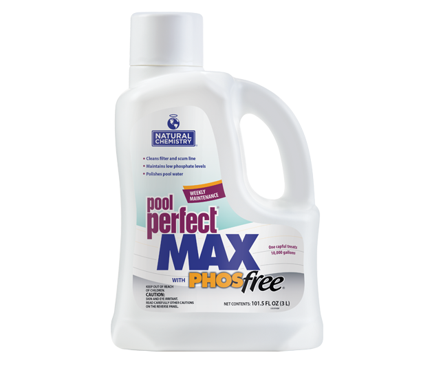 Natural Chemistry Pool Perfect Max + PHOSfree 3 Liter Bottle, 15301NCM ...