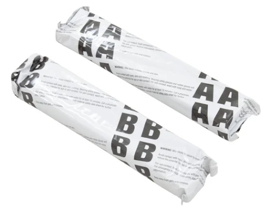 A+B Epoxy Putty Kit 14 Oz., White, 9904 - EZ Pool & Spa Supply