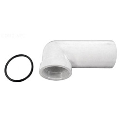 Jandy 90 Degree Inlet Elbow with O-Rings, R0358400 - EZ Pool & Spa Supply
