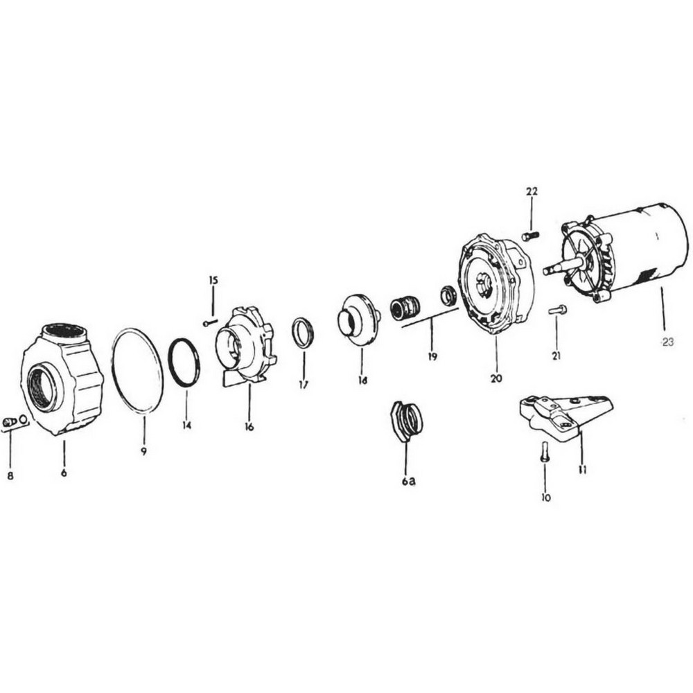 Parts - Pump Parts - Jacuzzi Pump Parts - EZ Pool & Spa Supply