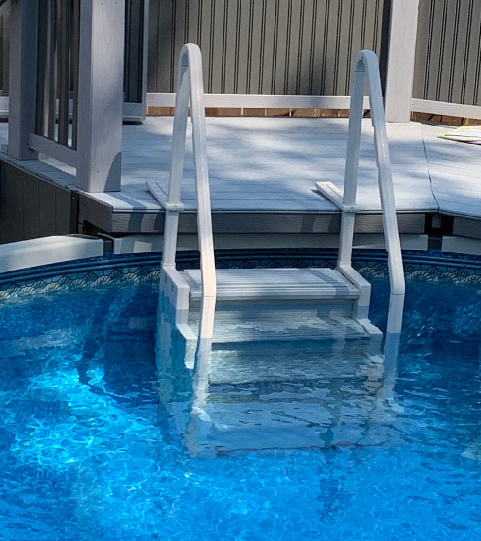 Confer Plastics Access Pool Step, STEP-1X, Gray - EZ Pool & Spa Supply