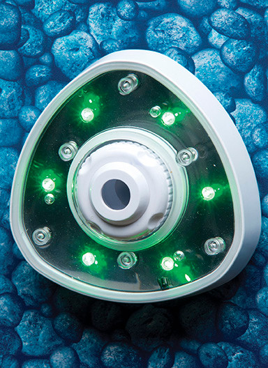 Ocean Blue Jet Light Color Burst Above Ground Pool Light and Pool ...