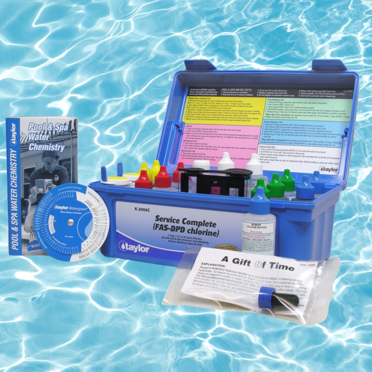 Taylor Service Complete FAS-DPD Chlorine, pH, Alkalinity, Hardness, CYA ...