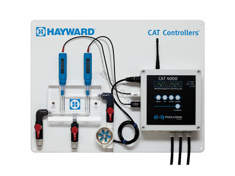 Hayward Machined Flow Cell with Rotary Flow Sensor For Chemical Control ...