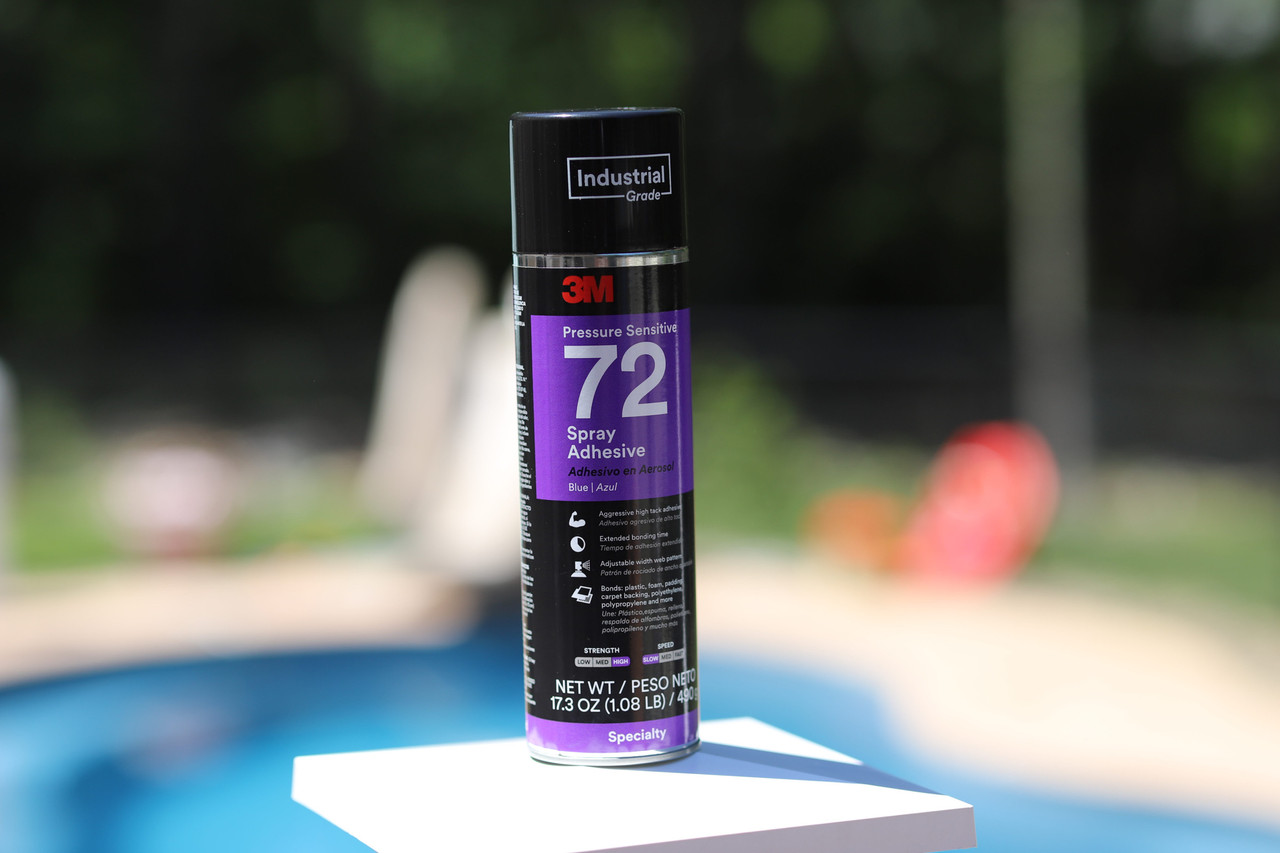 3M Blue 72 Spray Adhesive 17.3 Oz, Blue 72 - EZ Pool & Spa Supply