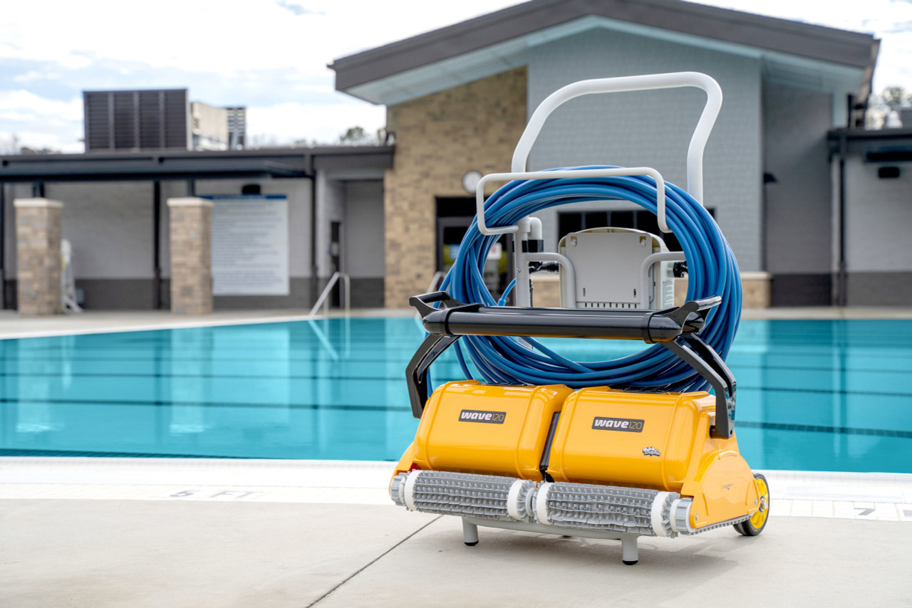 Maytronics Dolphin Wave 120 Robotic Cleaner, 9999059-W120 - EZ Pool ...