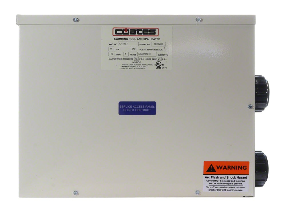 Coates ST Series Electric Spa Heater 11KW, 240V, 46A, 12411ST | E-Z ...