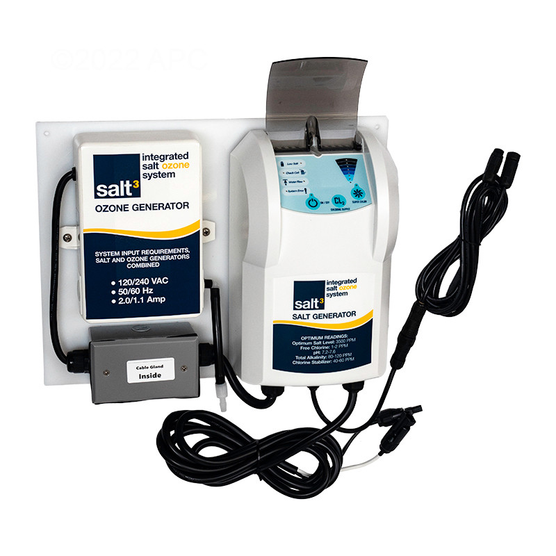 Solaxx Salt3 Integrated Salt Ozone Chlorinator System, SALT340A - EZ ...