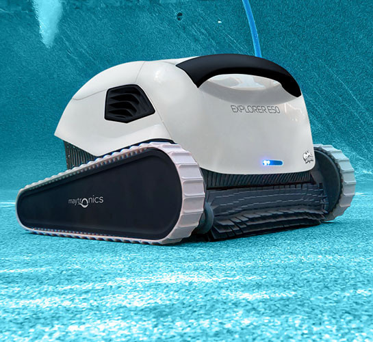 Maytronics Dolphin Explorer E50 Inground Premium Robotic Pool Cleaner ...