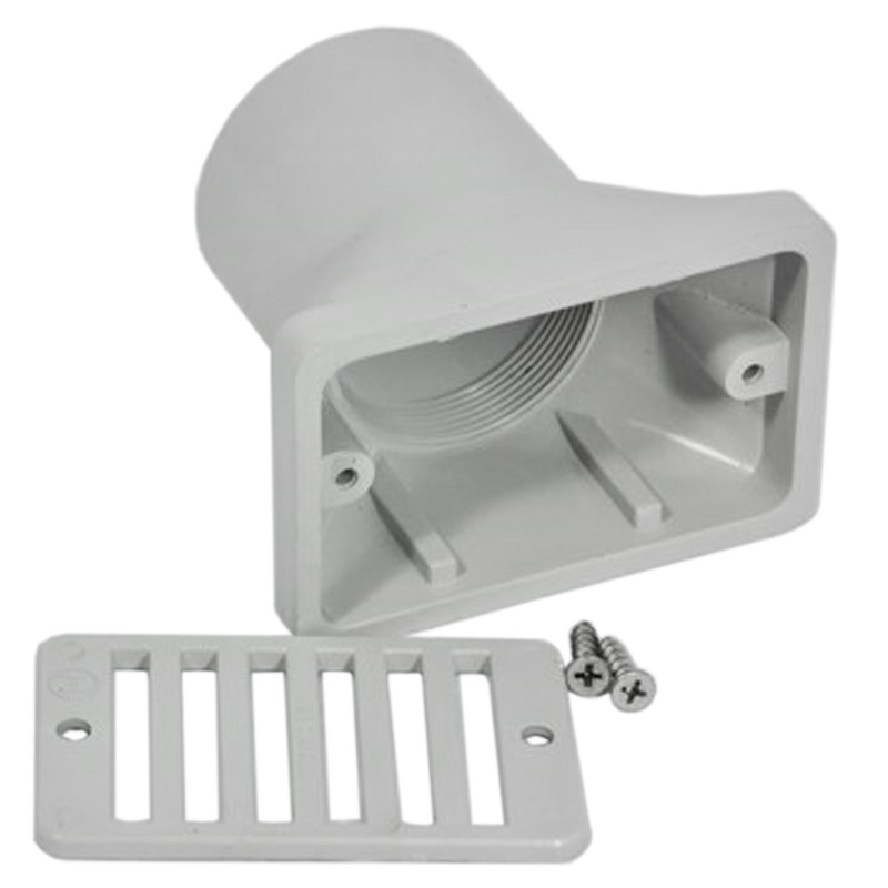 Hayward Gray 2" Female and 2" Socket Gutter Deck Drain, SP1019GR ...