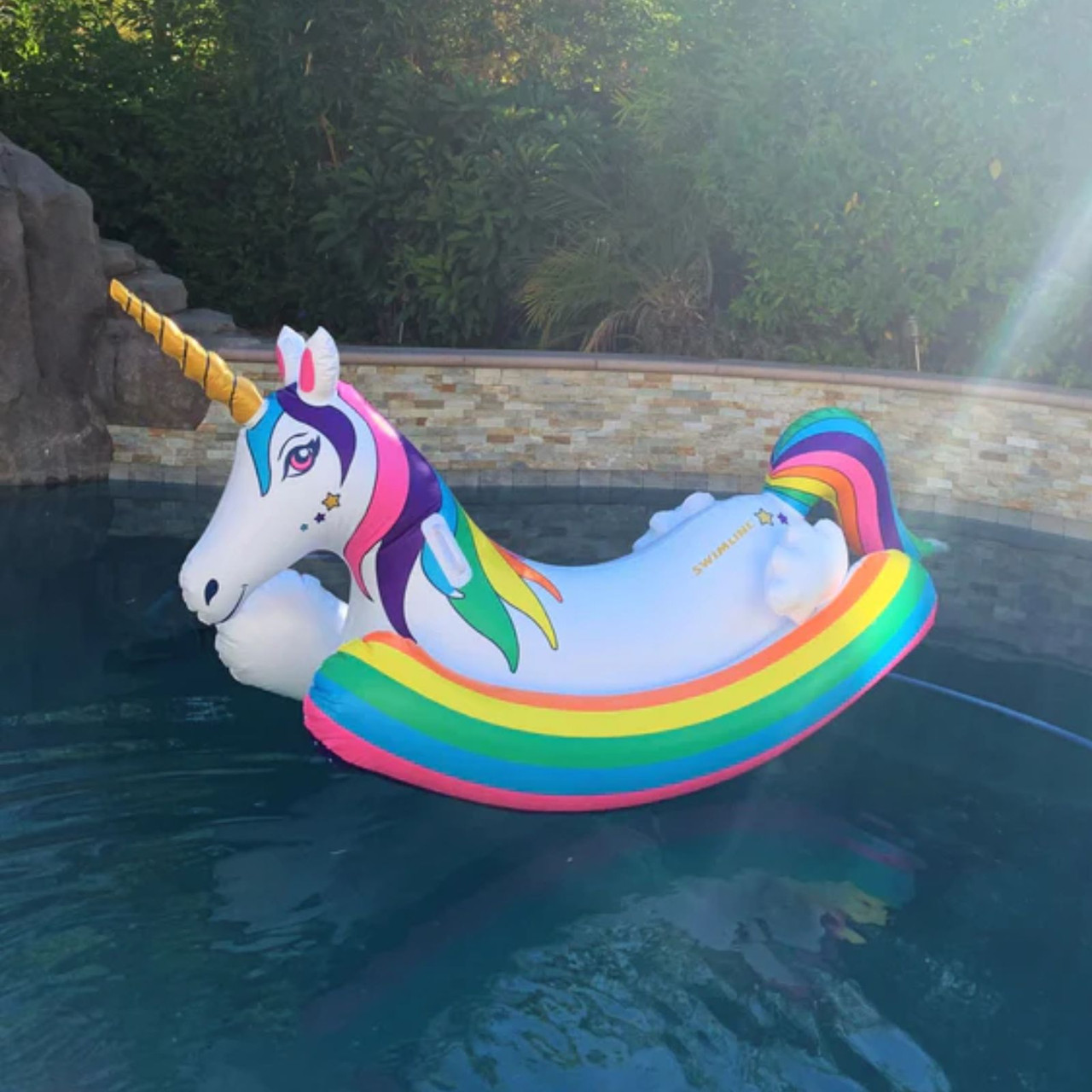 Swimline Unicorn Rocker Pool Float, 90587 - EZ Pool & Spa Supply