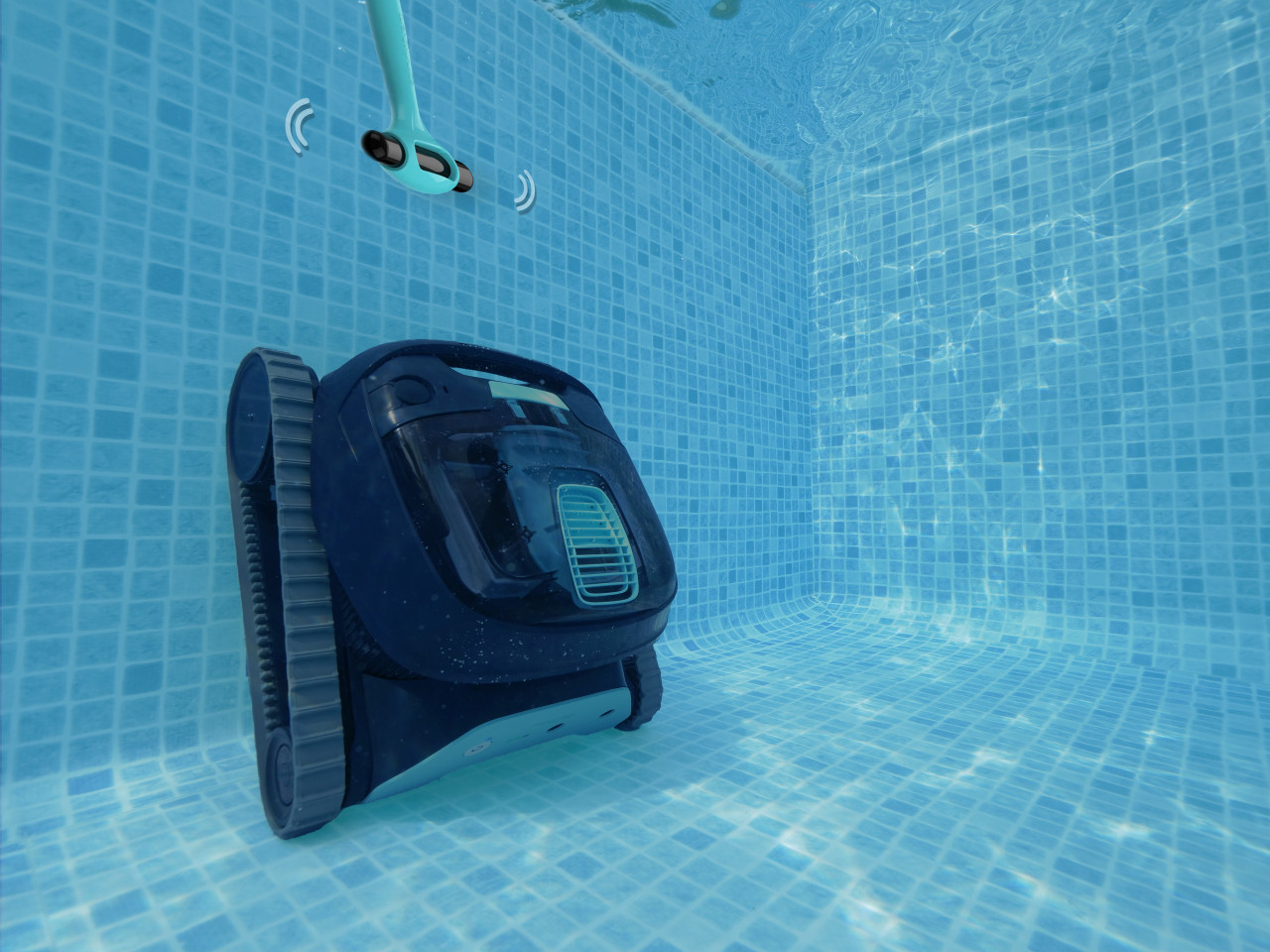 Maytronics Dolphin Liberty 200 - Advanced Cordless Pool Cleaner - EZ ...