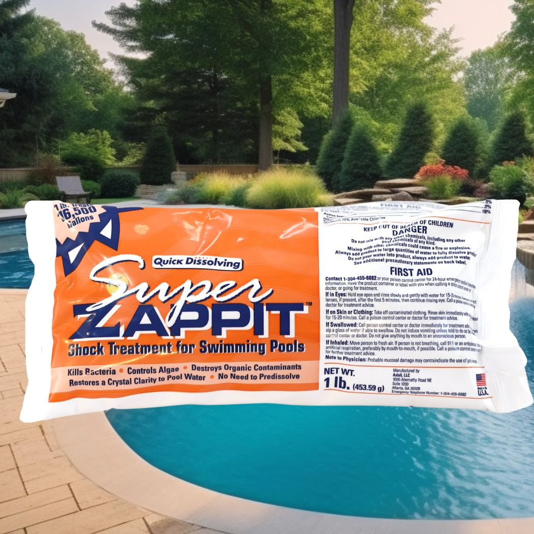 Super Zappit Fast Dissolving Cal-Hypo Shock, P2812401 - EZ Pool & Spa ...