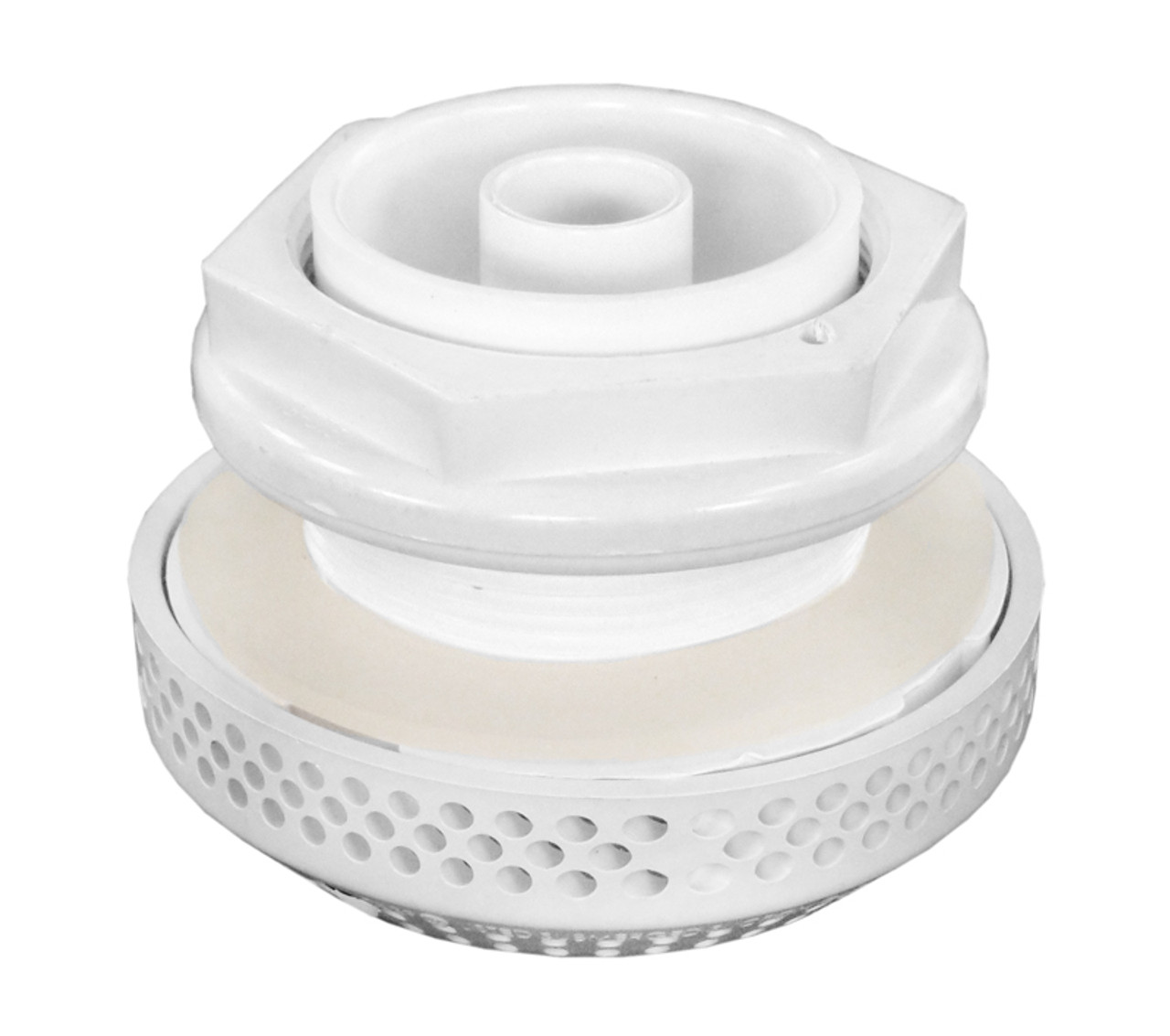 Waterway White 1.5" Hi-Flo Suction Fitting, 640-3250B V - EZ Pool & Spa ...
