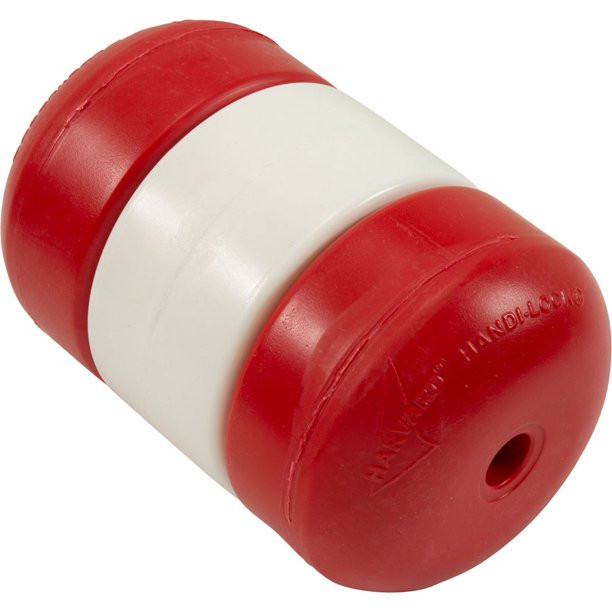 American Granby Rope Float 3" x 5" Red/White/Red for 3/8" Rope, IF3538R ...