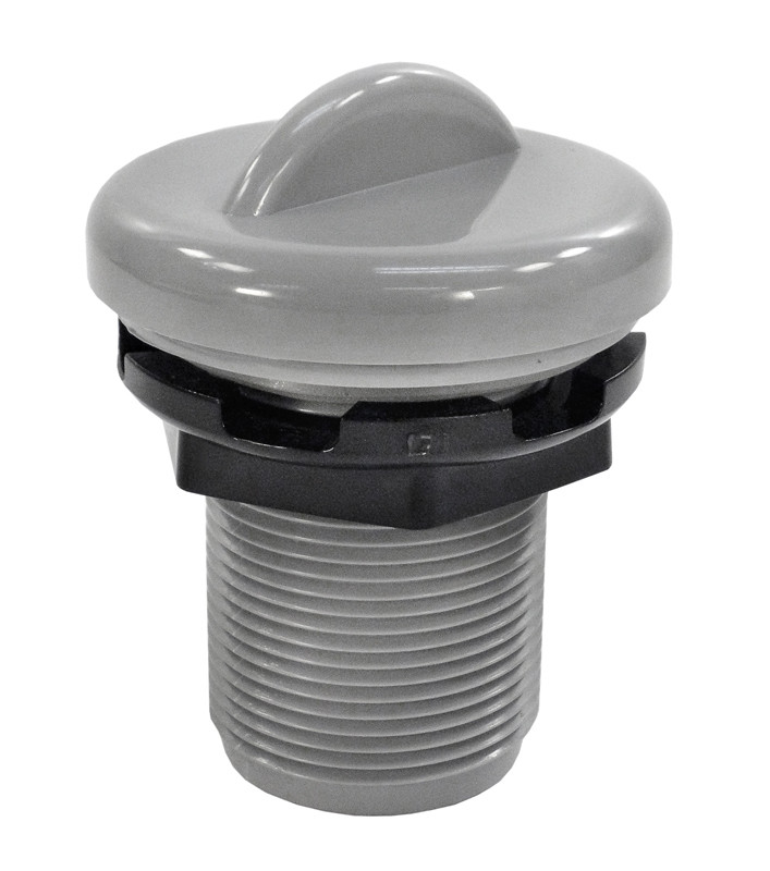 Balboa Gray Air Control 1" Air .75" Hole Size, 10-2100GRY - EZ Pool ...