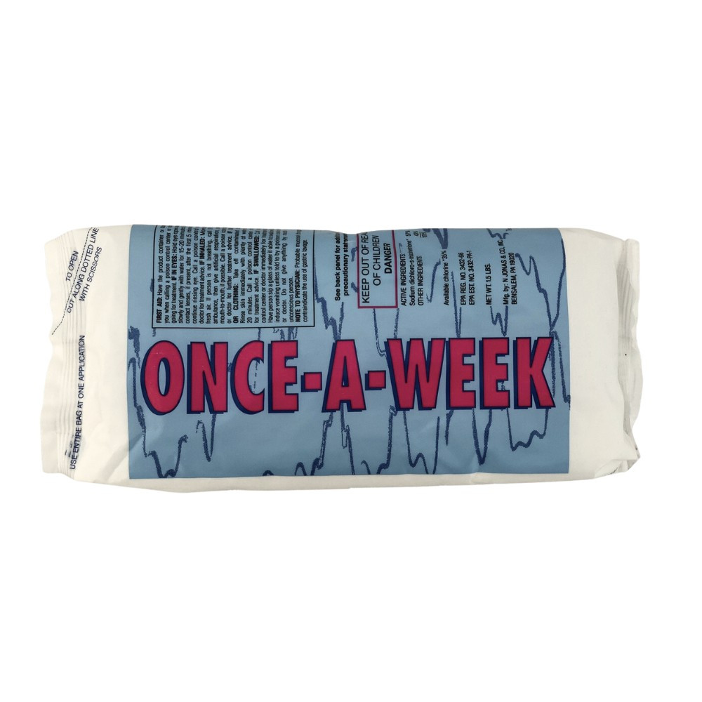 N. Jonas Enjoy Once a Week Sanitizer, 1.5lb. Bag, 38001 - EZ Pool & Spa ...