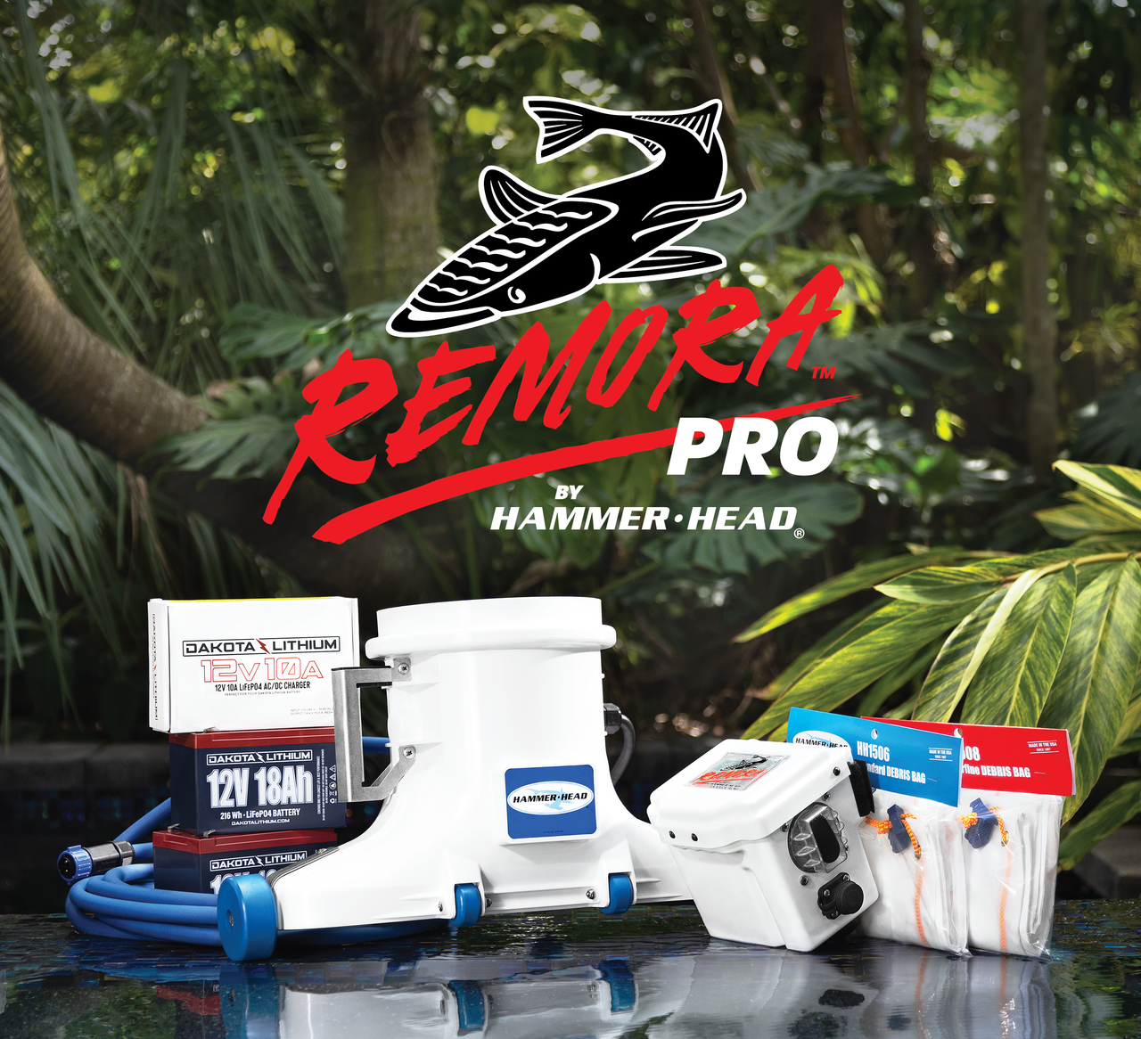 Hammerhead Remora Complete Portable Vacuum Kit, XR1600 - EZ Pool & Spa ...