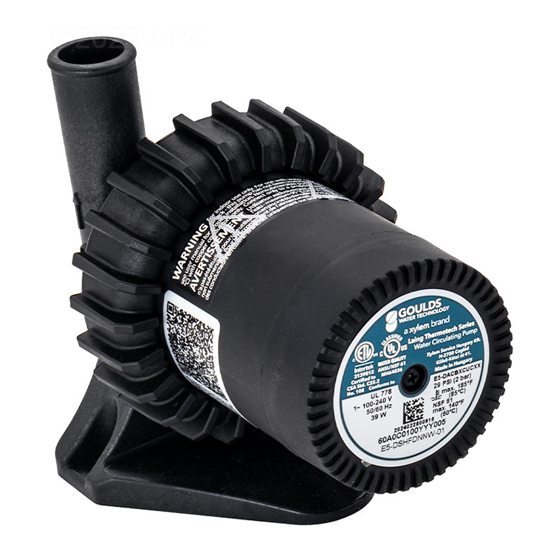 HydroQuip Laing E5 Circulation Pump with 4' Cord 3/4" Barb 115/230V, 10 ...