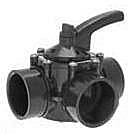 Hayward External Union Thread PSV Series 3-Port Diverter Valve, PSV3SM ...