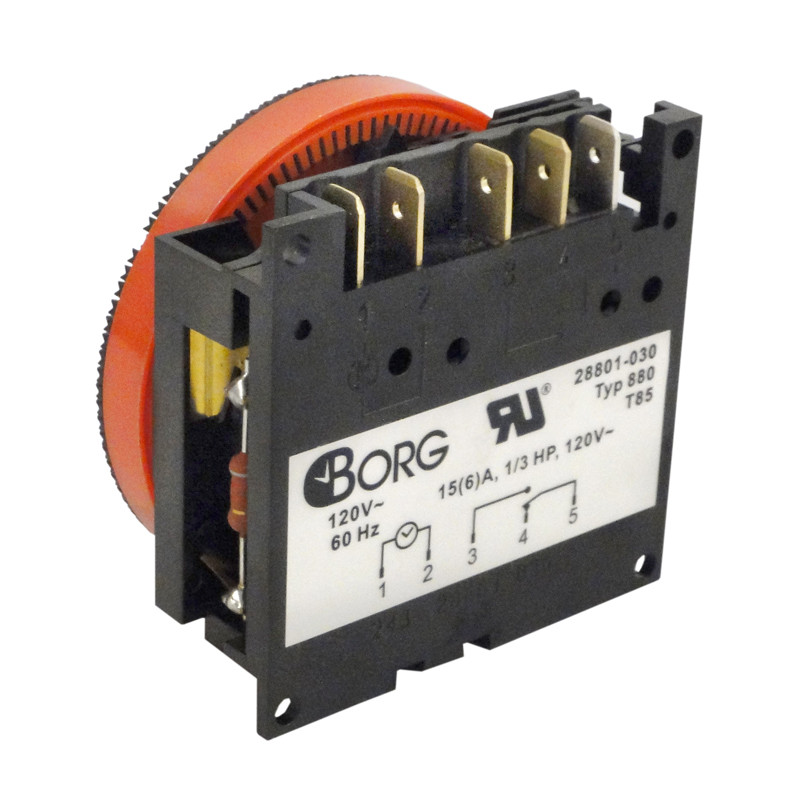 Diehl 24-Hour Spa Timer 120V, 5-Term Red Panel Mount, TA4079 - EZ Pool ...