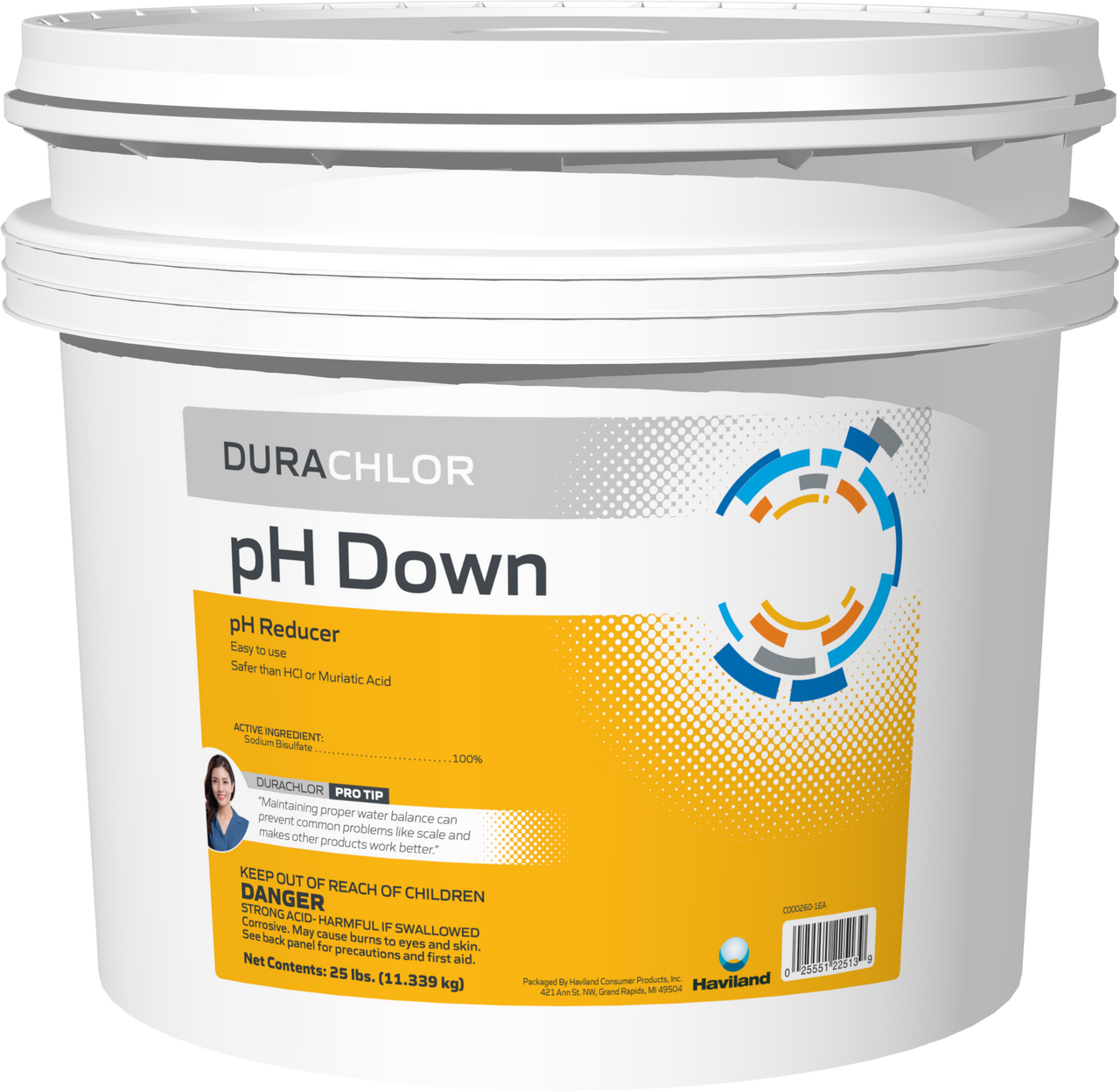 Durachlor 25 Lb. pH Down, C002599-CS77C2, C002599-PL25 - EZ Pool & Spa Supply