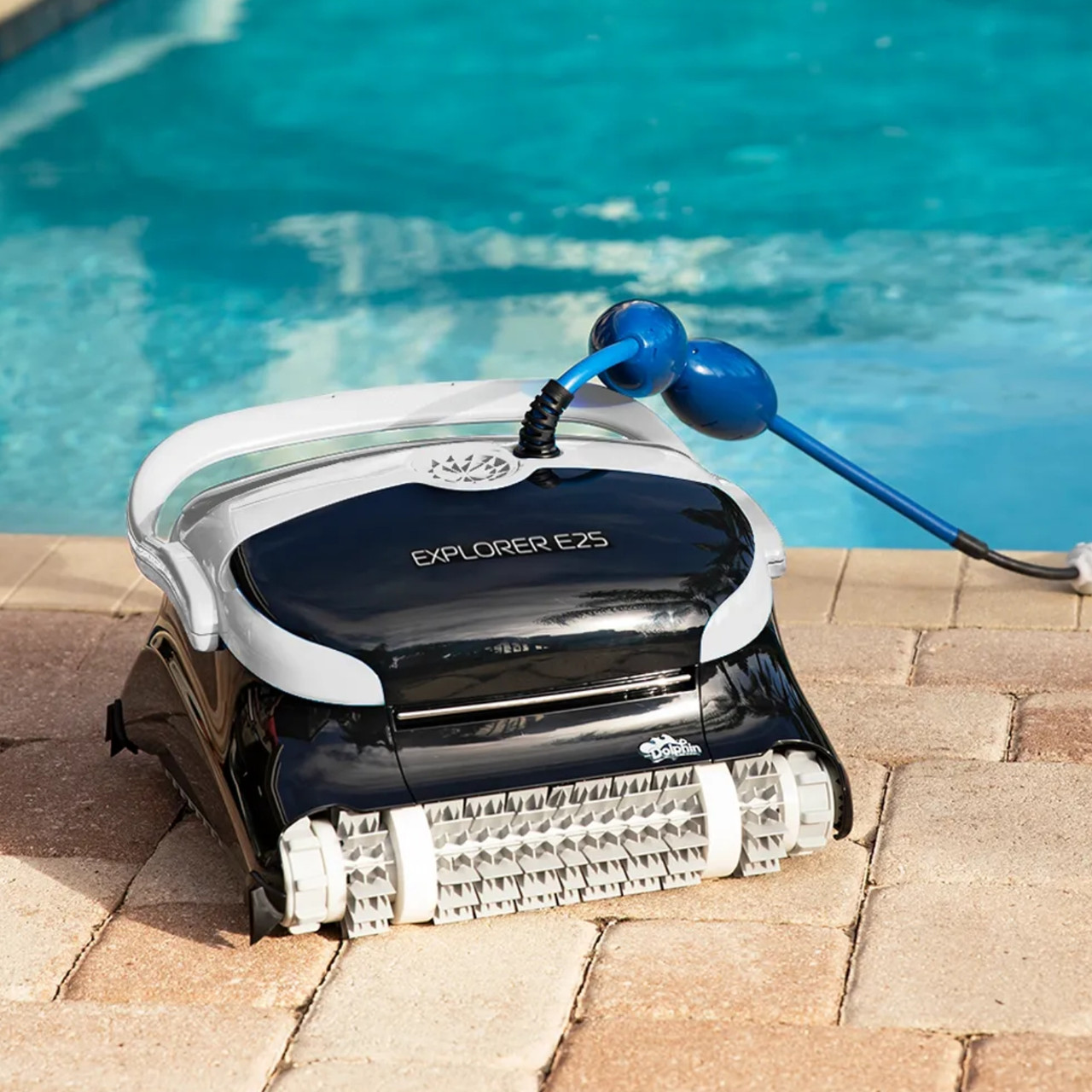 Dolphin Explorer E25 Robotic Pool Cleaner, 99996406-XPI - EZ Pool & Spa ...