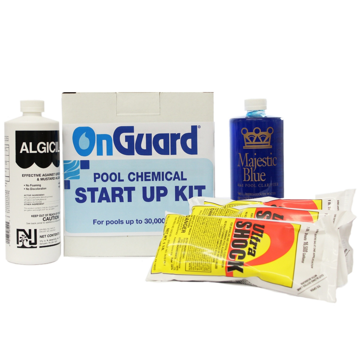 OnGuard Pool Start Up Kit (Up to 30,000 Gallons), K1000701 - EZ Pool ...