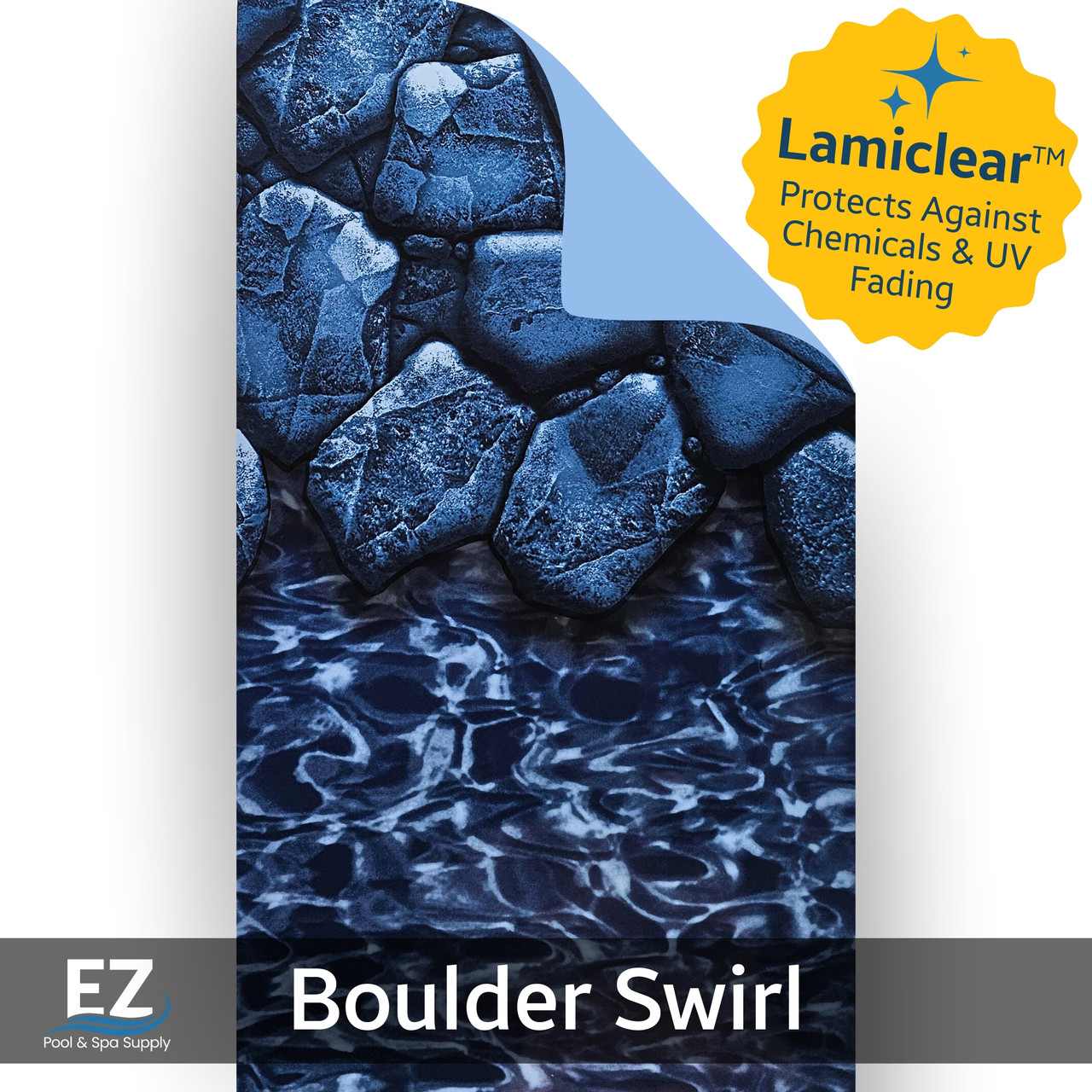 Boulder Swirl Pool Liner