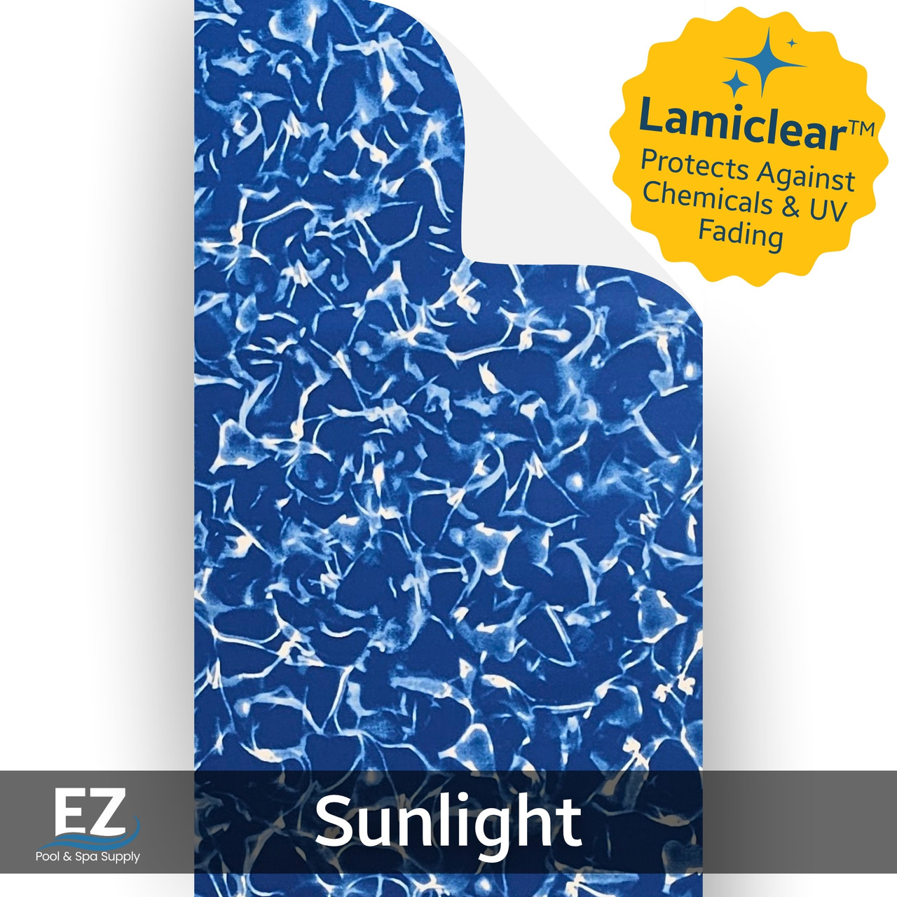 Swimline 18' x 33' Oval Sunlight 48"-52" Above Ground Overlap Liner ...