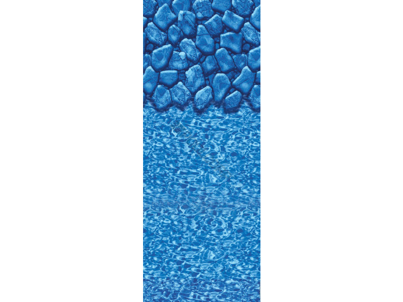 Swimline 18' Round Boulder Swirl 54" Above Ground Standard Gauge Uni ...
