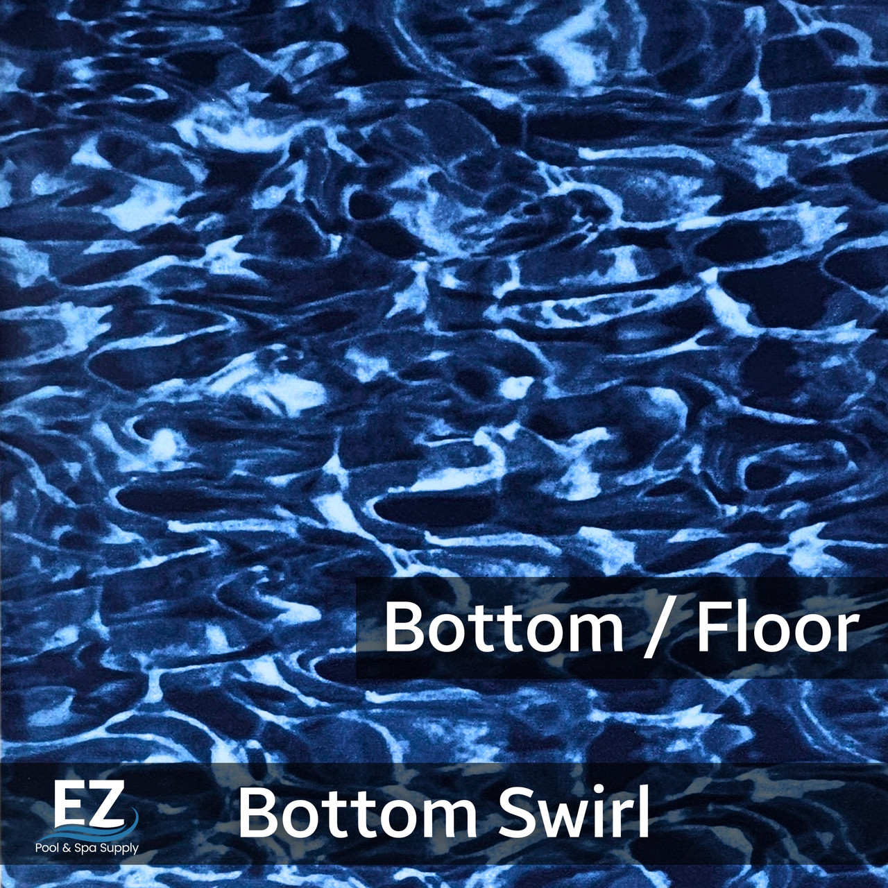 Swimline 24' Round Swirl Bottom 48"-52" Above Ground Overlap Liner ...