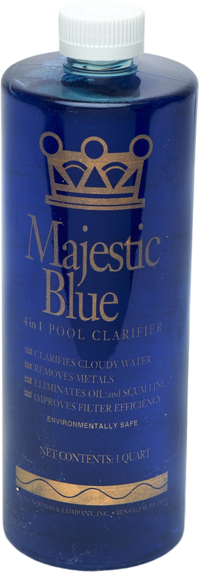 Majestic Blue Pool Clarifier 32 Oz., 46001 | E-Z Test Pool Supplies ...